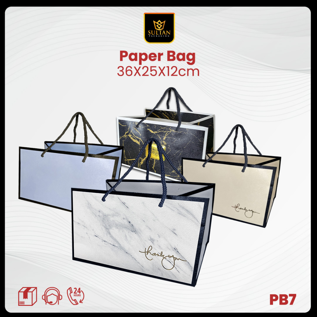Jual Paper Bag - Kantong Hadiah Marble - Tas Goddie Bag Jumbo Motif ...