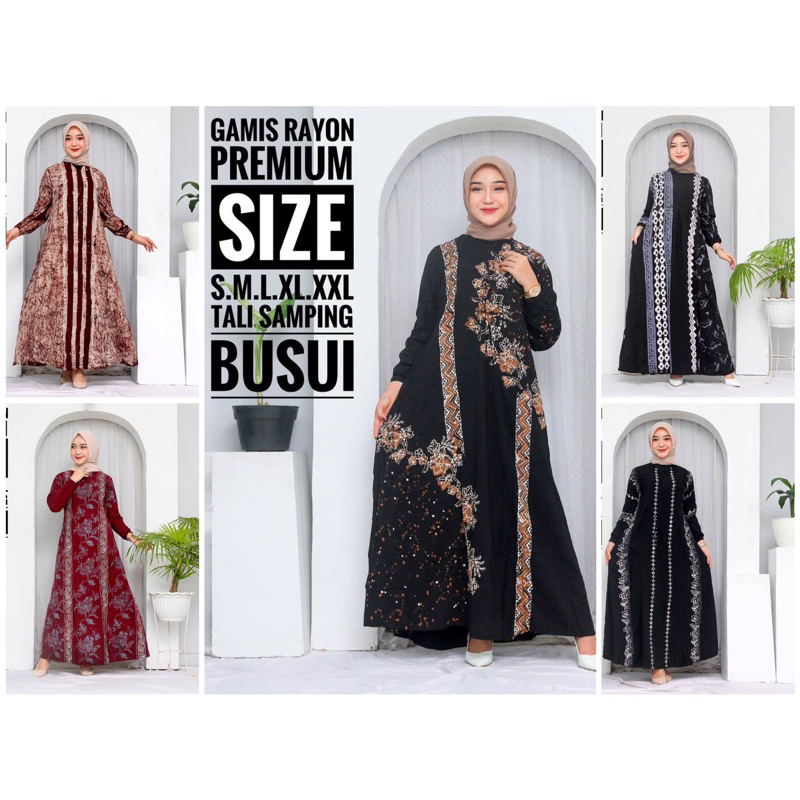 Jual Batik Fafa Kolaborasi Batik Usman - Terbaru Gamis twill rayon ori ...