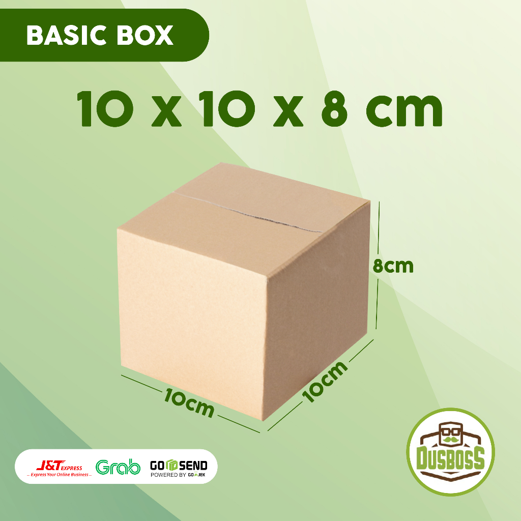 Jual BOX KARDUS Dus Packing 10 x 10 x 8 cm | Shopee Indonesia