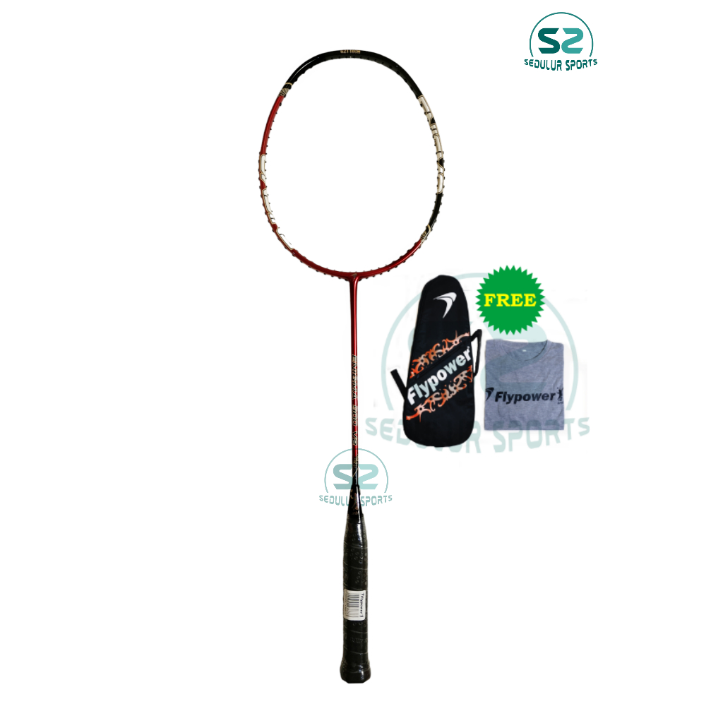 Jual Raket Badminton Flypower Enigma 900 V2 4F ORIGINAL - Red Black ...
