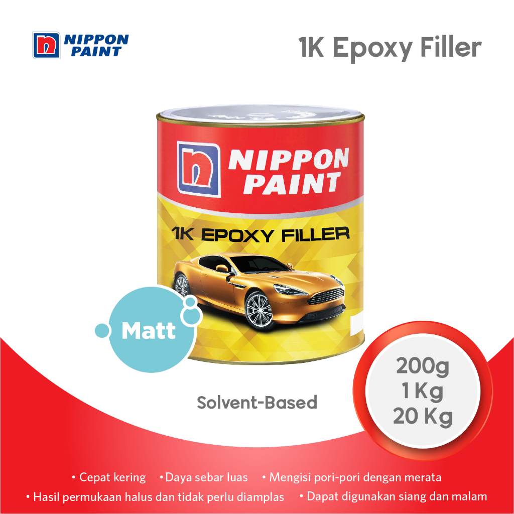 Jual NIPPON 1K EPOXY FILLER-1KG-PLAMIR/DEMPUL DUCO | Shopee Indonesia