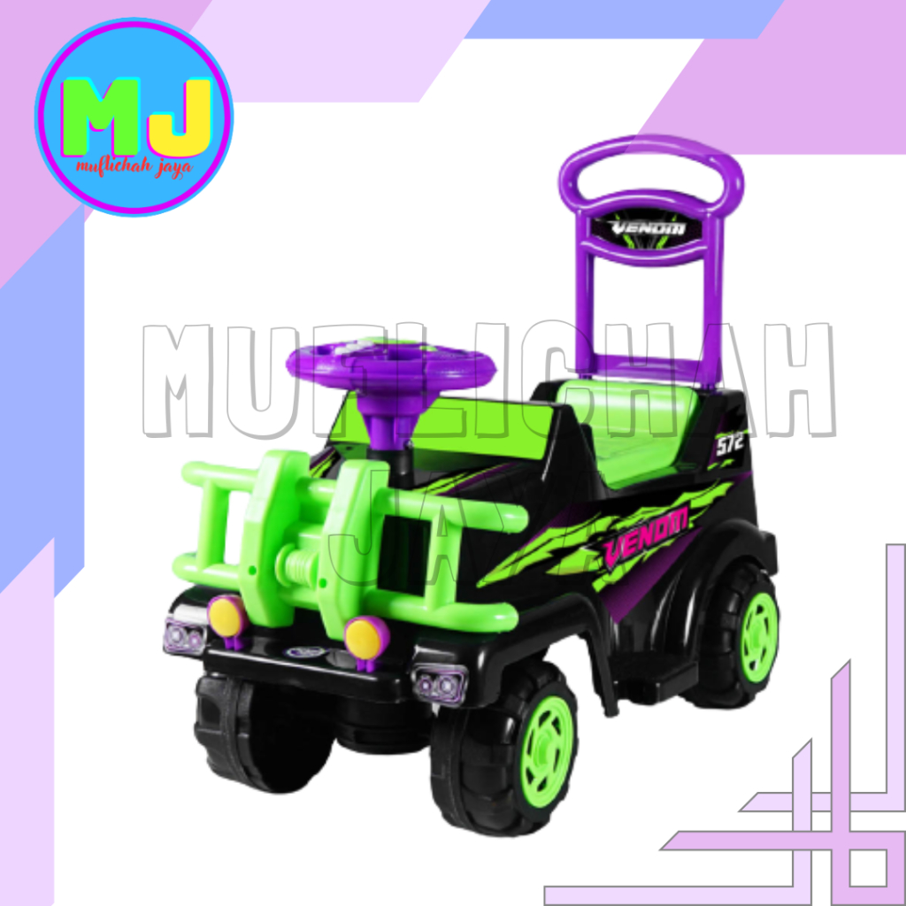 Jual Mobil Dorong Anak Ride On Karakter Duduk Venom Series | Shopee ...