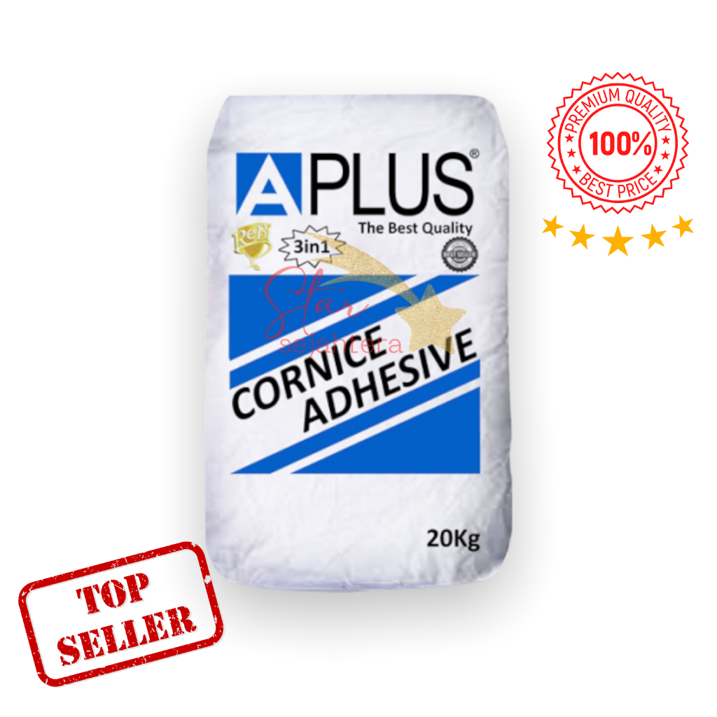 Jual Kumpon/ Compound Cornice Aplus - Ecer 1 kg/ Dempul Gypsum Gipsum ...