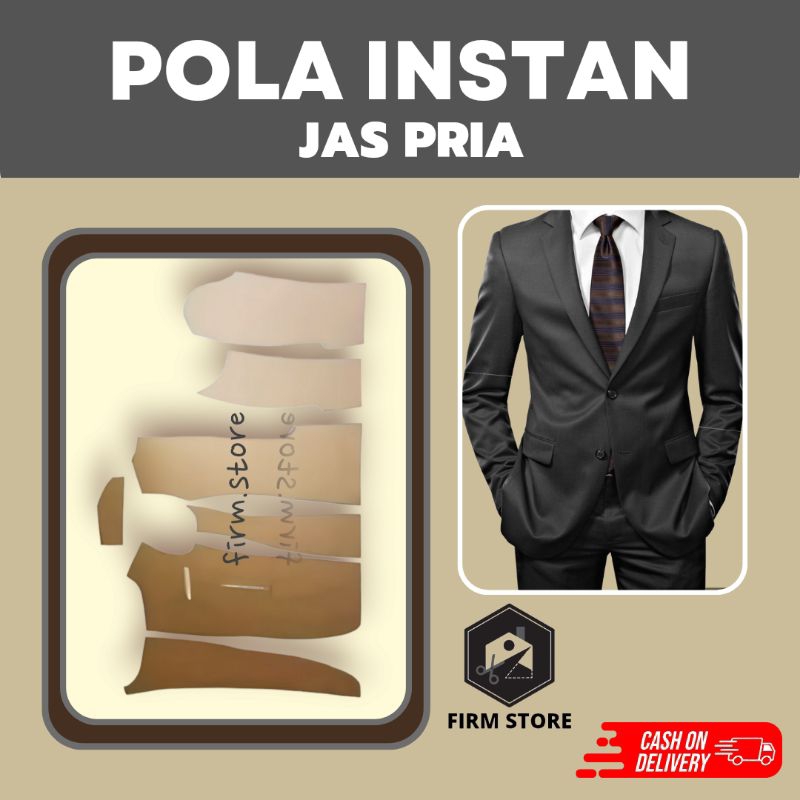 Jual Pola Jas Pria (Pola Instan / Pola Jiplak) | Shopee Indonesia