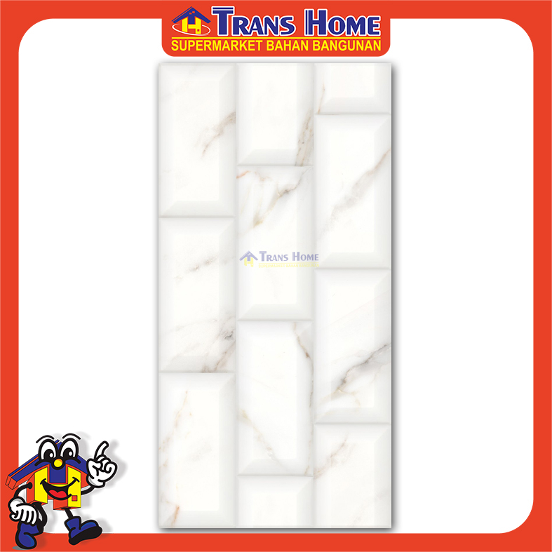 Jual Keramik Dinding Platinum Clifford Grey Embossed (PLATINUM ...