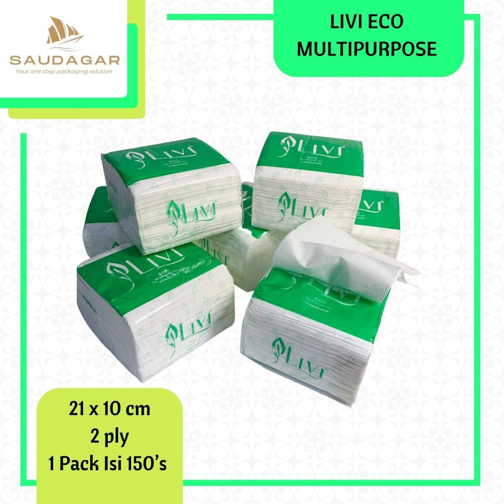 Jual (KHUSUS GOJEK/GRAB) Tissue Livi Eco Multi Purpose 1 DUS 60 Pack ...