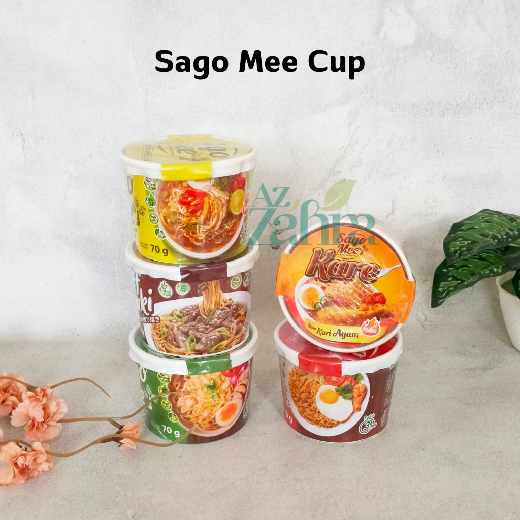 Jual Sago Mee Cup 70 gram - Mie Instan Cup Sago Mee Gluten Free - Mie ...