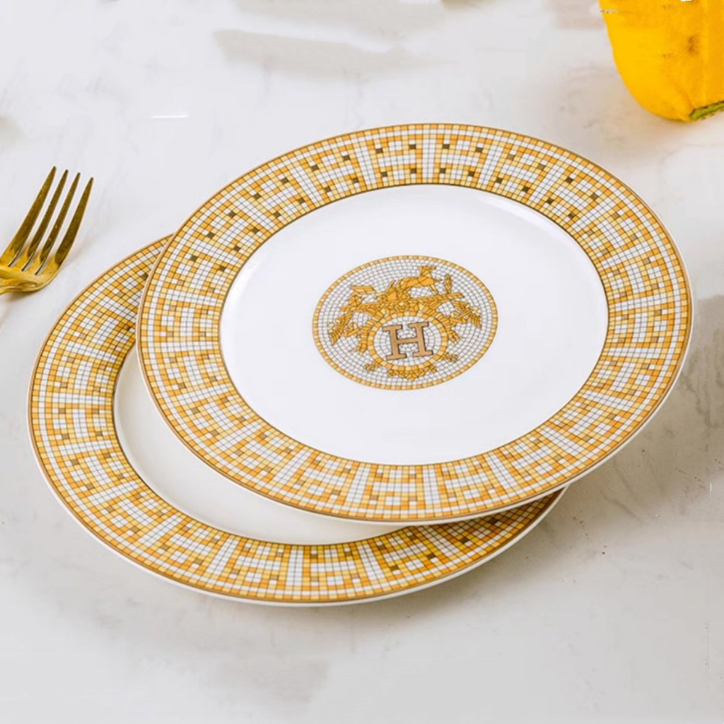 Jual Piring Makan H Keramik Mewah / Ceramic Dining Plate Luxury ...