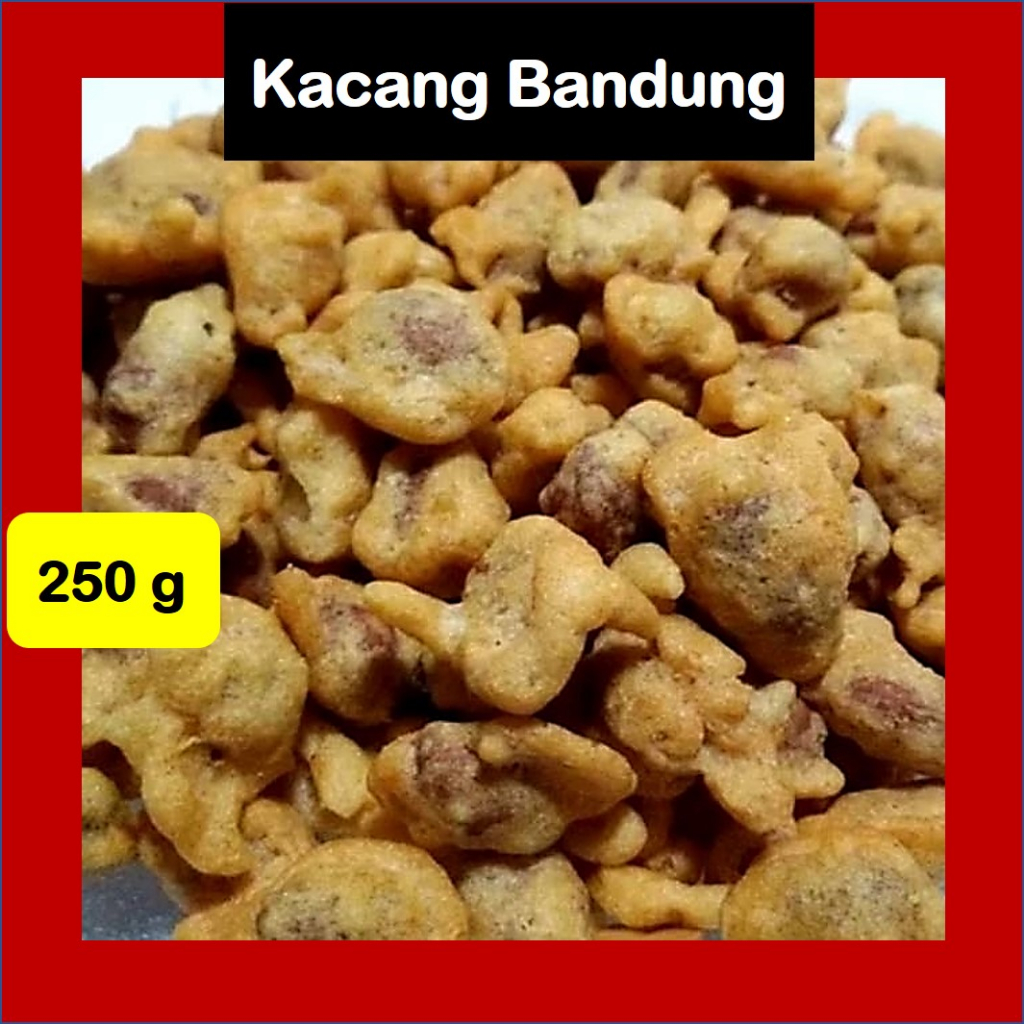 Jual Kacang Bandung 250 gram Tepung Renyah Snack Kiloan Cemilan Khas ...
