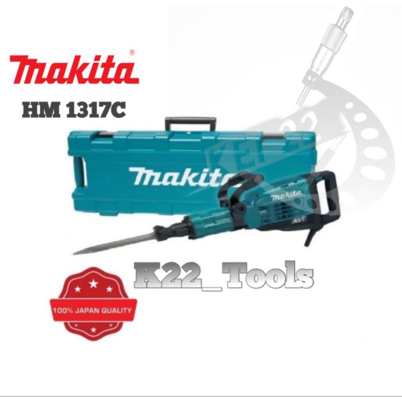 Jual MESIN BOBOK BETON TEMBOK MAKITA HM 1317C / MAKITA HM1317C JACK HAMMER DRILL | Shopee Indonesia