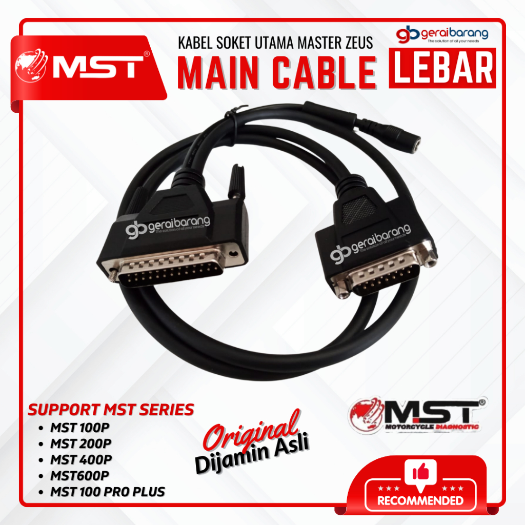 Jual Kabel Utama MASTER ZEUS MST Lebar Original Main Cable Scanner ...