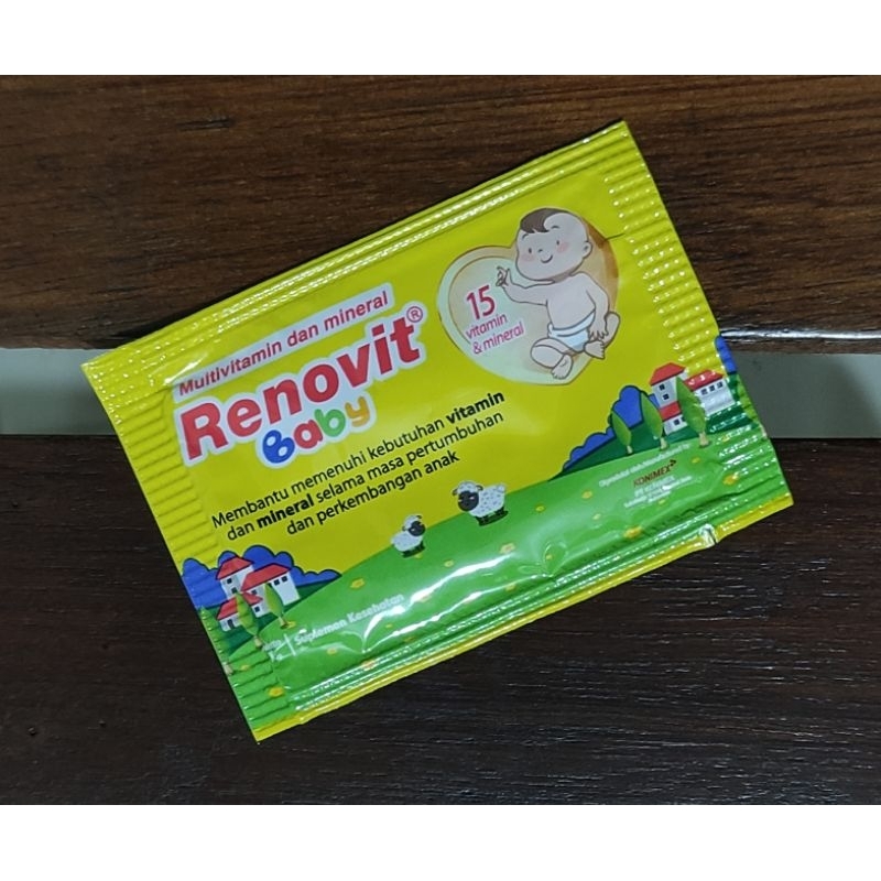 Jual Renovit Baby Sachet / Multivitamin dan Mineral / Vitamin Bayi ...
