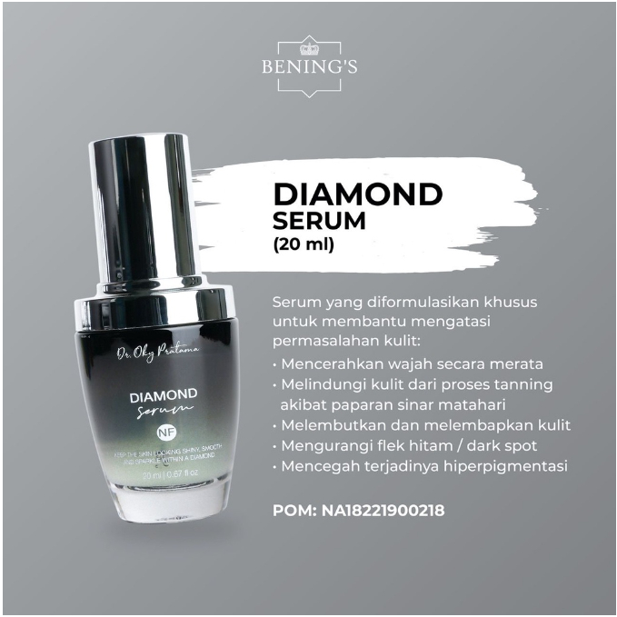 Jual (+FREE GIFT) Bening's Diamond,Deluxe,Acne,Pore,Regeneration Serum ...