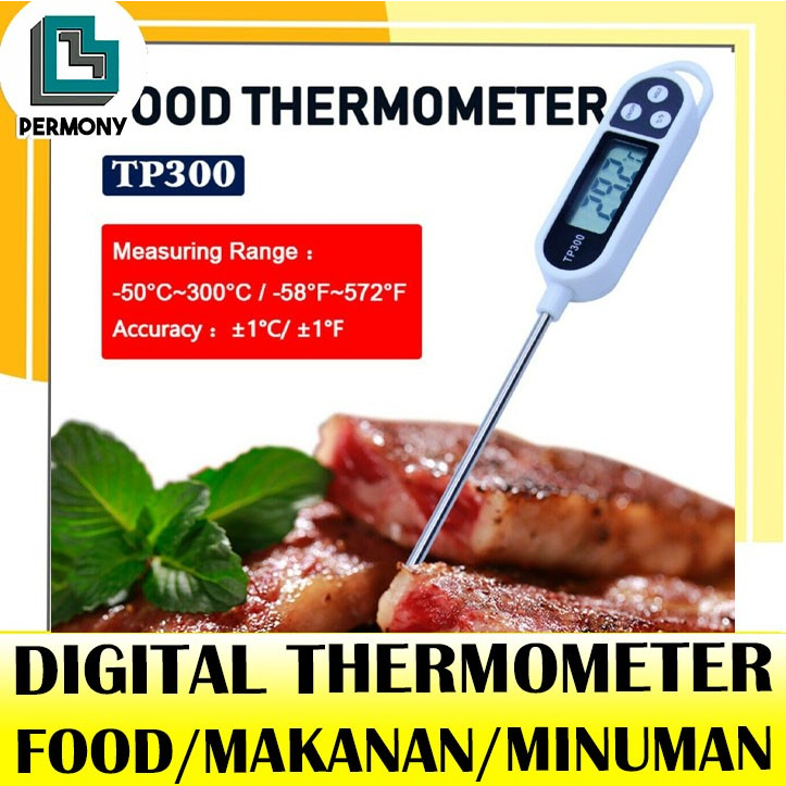 Jual TP300 Digital Food Thermometer makanan minuman bbq cooking TP-300 ...