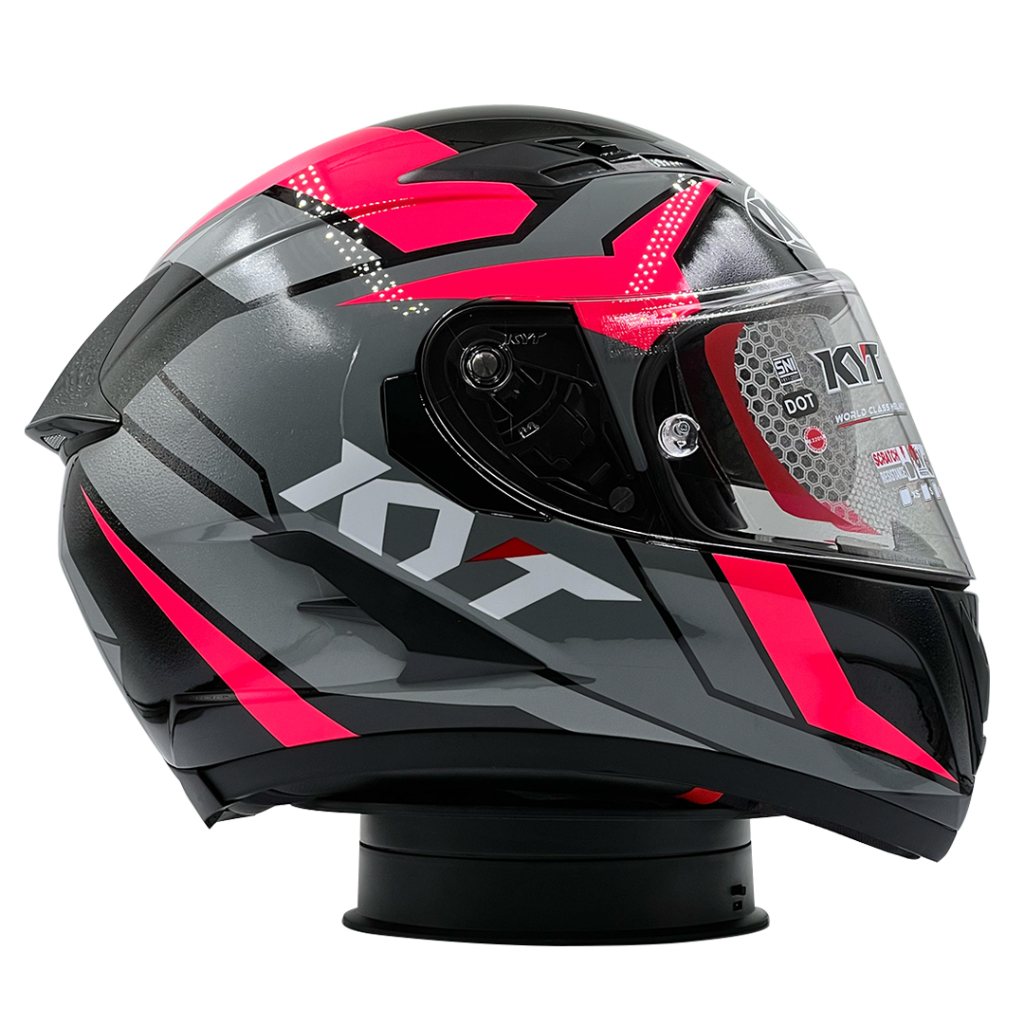 Jual Helm Full Face KYT Falcon FR Raid Black/Fuxia/Yellow Fluo | Shopee ...