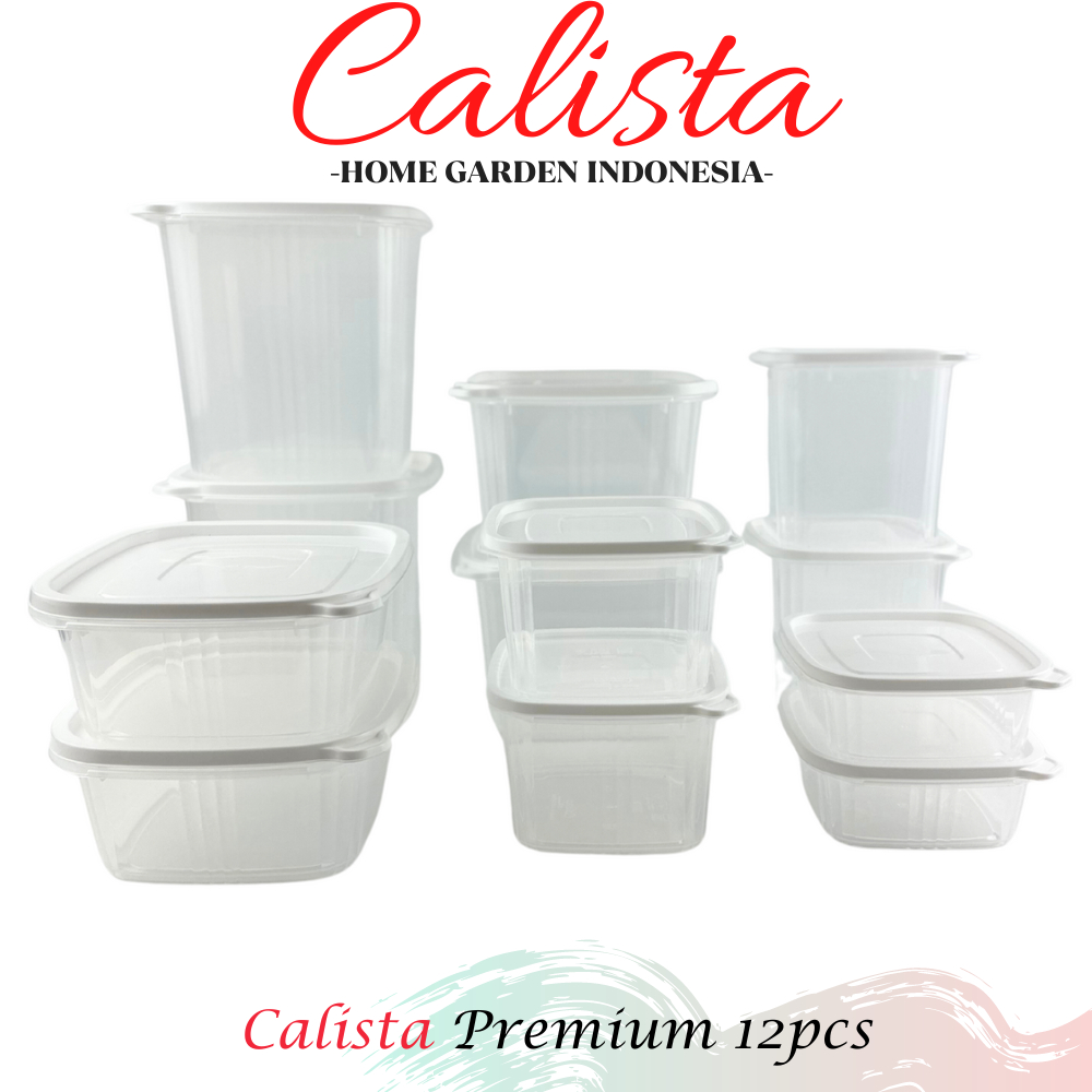 Jual [ CALISTA ] TOPLES PLASTIK SET FOOD PREP CONTAINER CALISTA STELLA ...