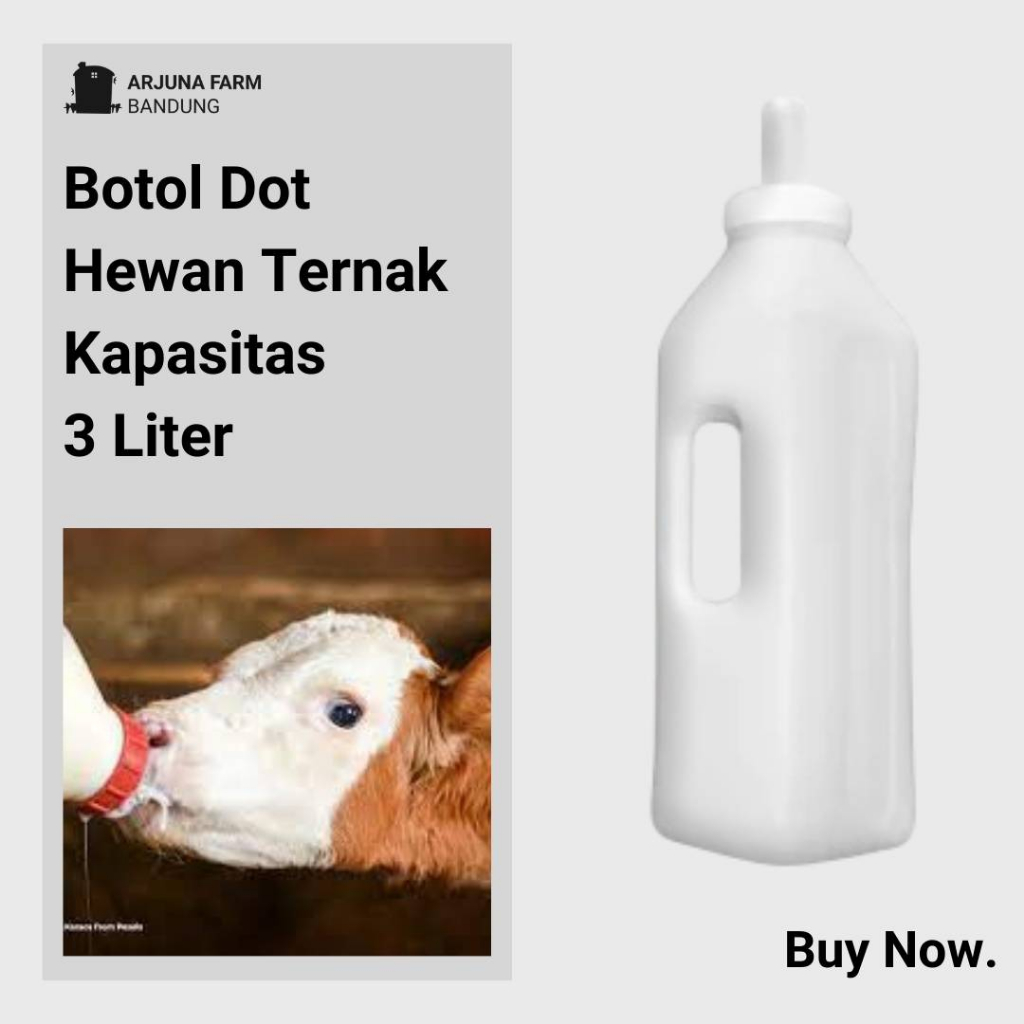 Jual Botol Dot Susu Sapi 3 Liter Dot Susu Sapi Kerbau Kuda Kambing Babi ...