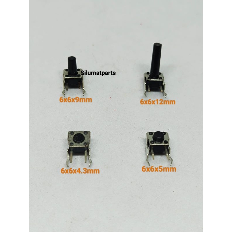 Jual Switch Pcb Tombol / Tactile Tact Push Button / Tombol Duduk ...