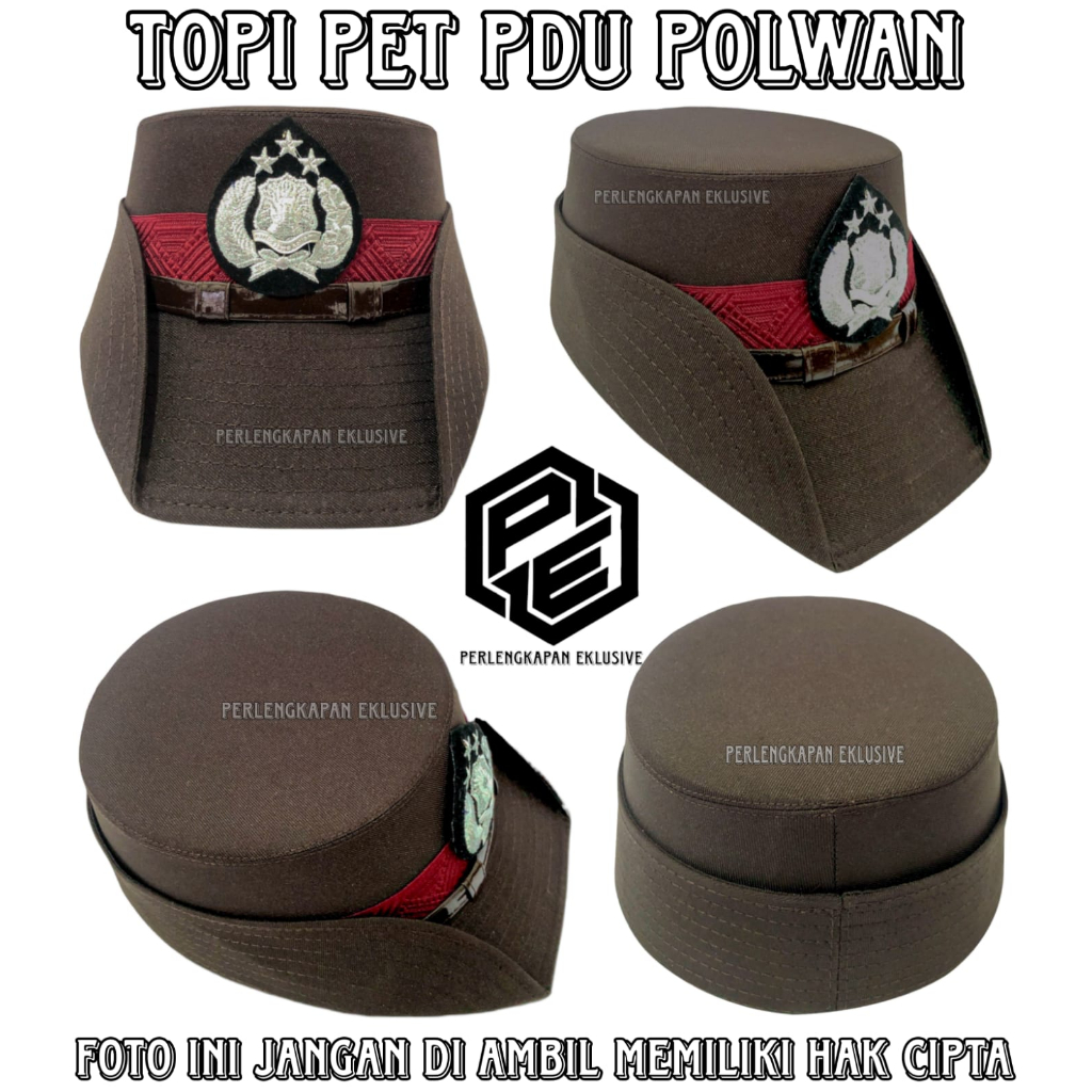 Jual PET POLISI PDU BINTARA POLWAN - TOPI POLISI - TOPI PET PDU - TOPI ...