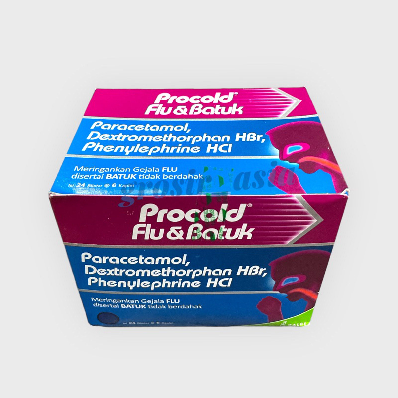 Jual Procold Flu & Batuk 1 Box Isi 24 Strip | Shopee Indonesia