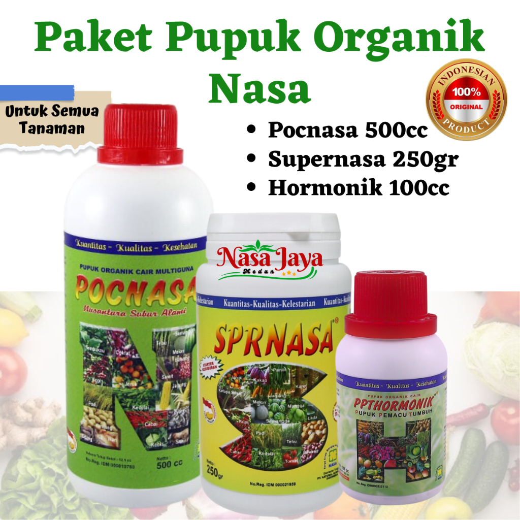 Jual Paket Pupuk Organik Nasa Untuk Semua Tanaman (PocNasa Hormonik ...