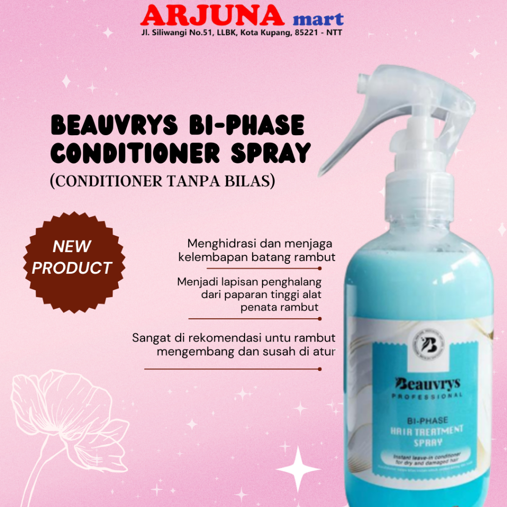 Jual BEAUVRYS BI-PHASE HAIR TREATMENT SPRAY 250ML | Shopee Indonesia