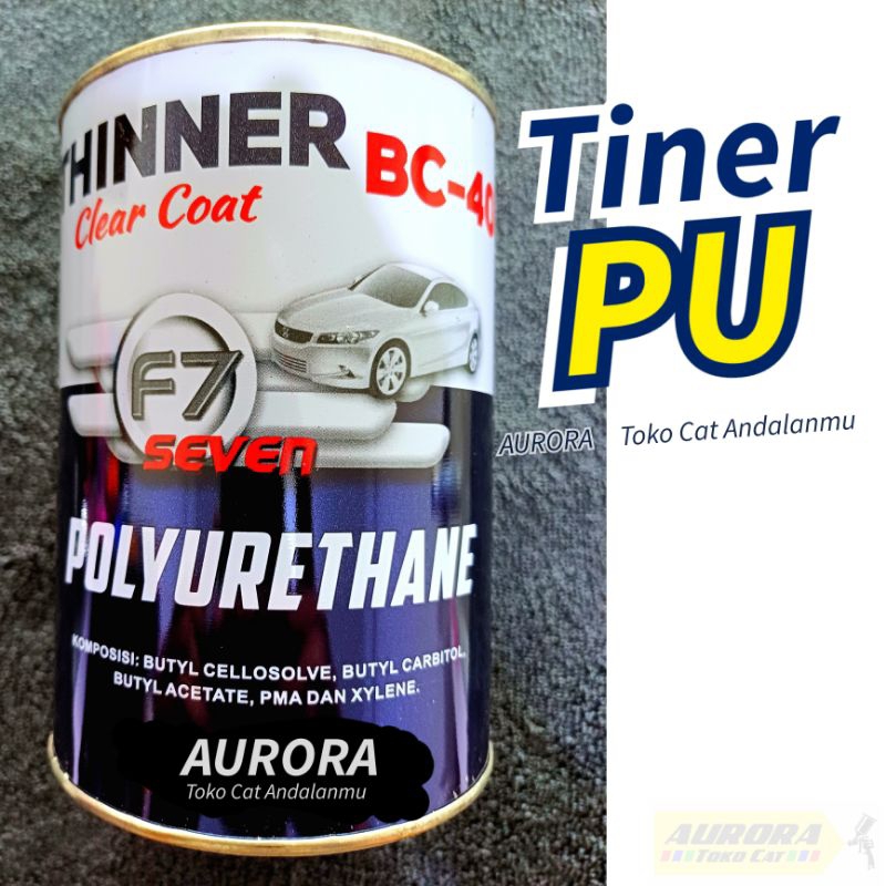 Jual Tiner PU BC40 Thinner F7 Seven - Bagus untuk Pengencer Cat dan Clear | Shopee Indonesia