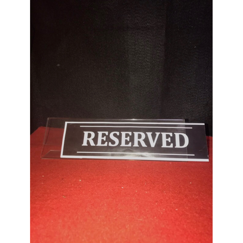 Jual papan nama meja akrilik 7 cm x 30 cm landscape model L | Shopee ...