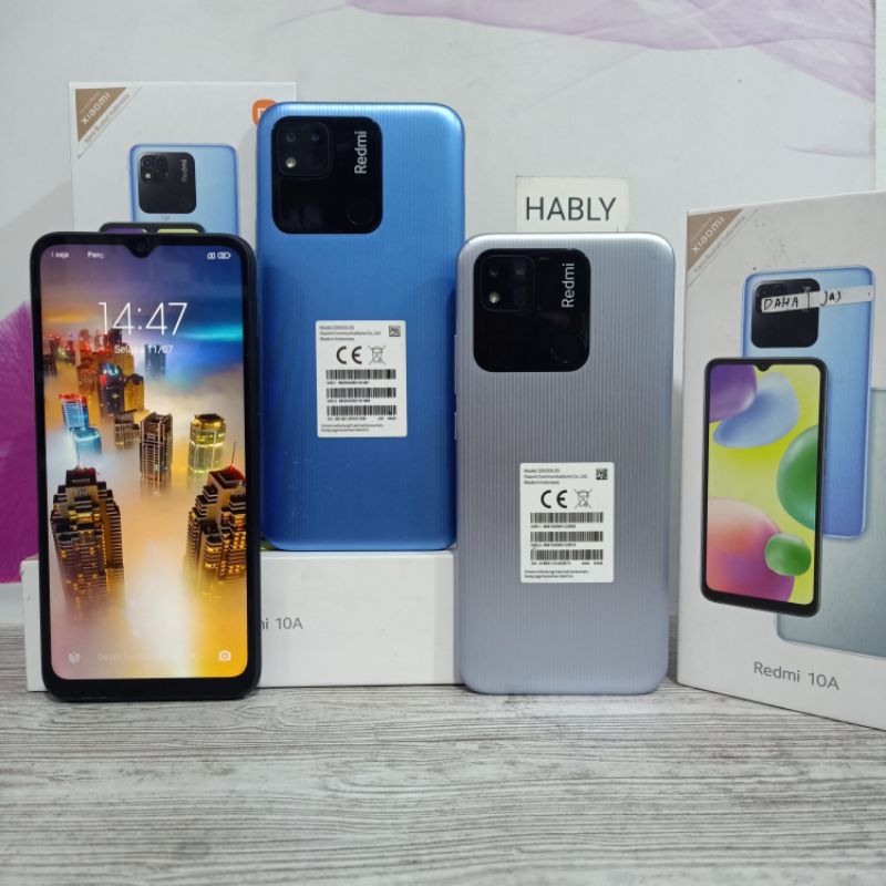 Jual Xiaomi Redmi 10a 3/32 3/64 4/64 SECOND FULLSET | Shopee Indonesia