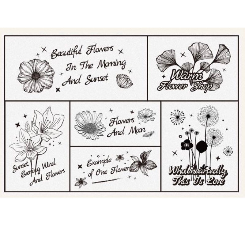 Jual ECER wooden stamp / stempel kayu for scrapbook journal journaling ...