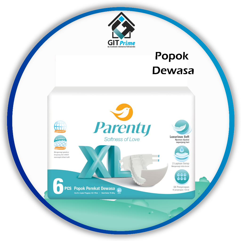 Jual [ Flash Price ] Makuku PARENTY Popok Dewasa ukuran size M8, XL6 ...