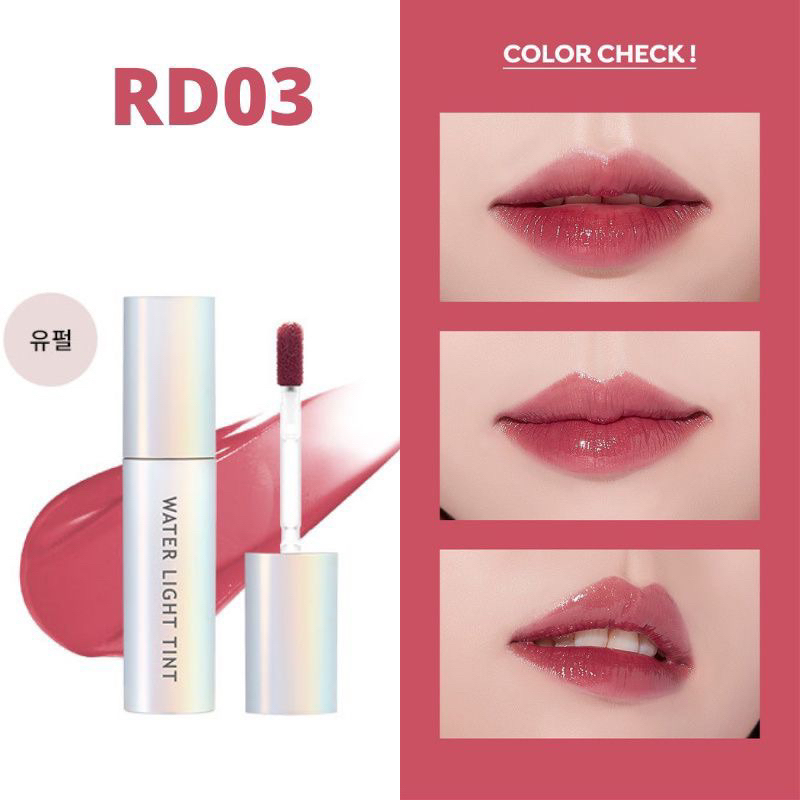Jual APIEU Water Light Tint 4g RD03 DARK ROSE (Glossy Lip Tint / Moisturizing Gloss Lip Stain) A ...