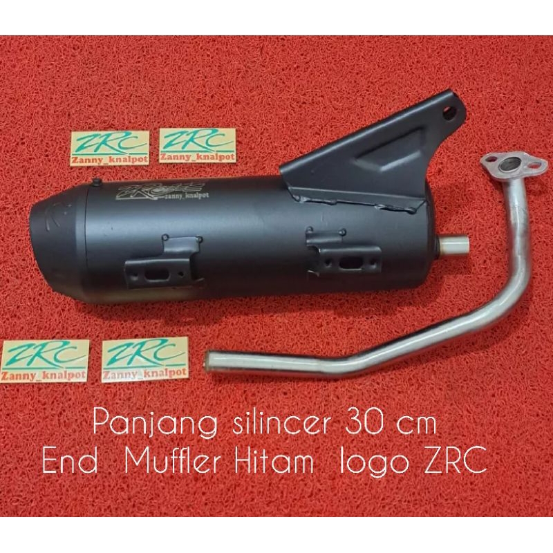 Jual KNALPOT ZRC MUFFLER HITAM BEAT DELUXE/GENIO/BEAT STREET/SCOOPY ...