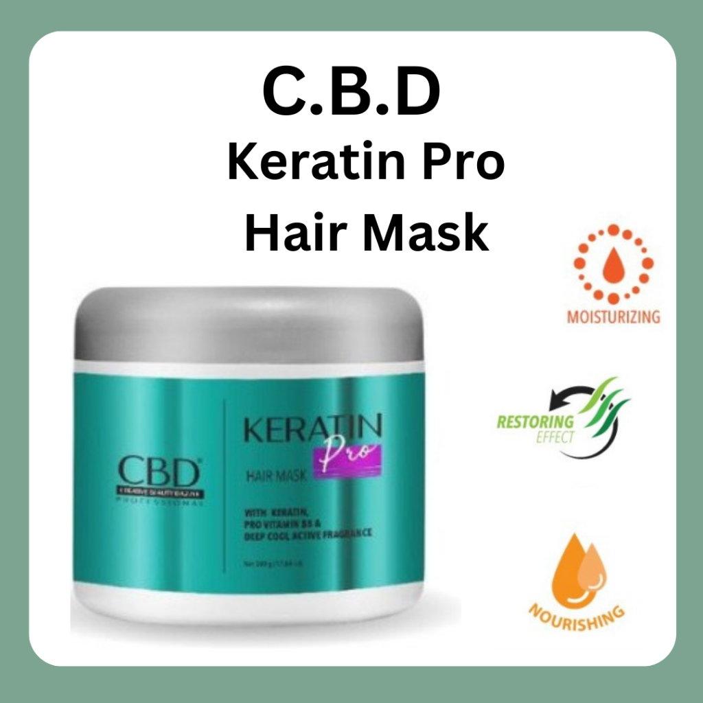 Jual CBD Professional Keratin Pro Daily Use Hair Mask 500g / Masker ...