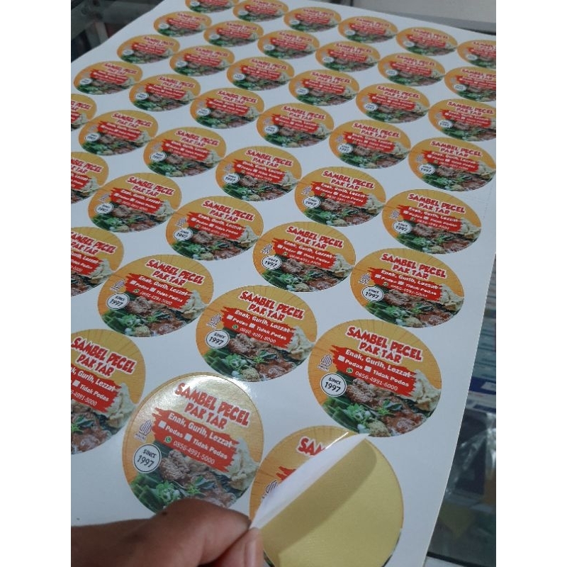 Jual SETIKER LEBEL / SETIKER BONTAK / SETIKER VINYL / SETIKER A3 ...