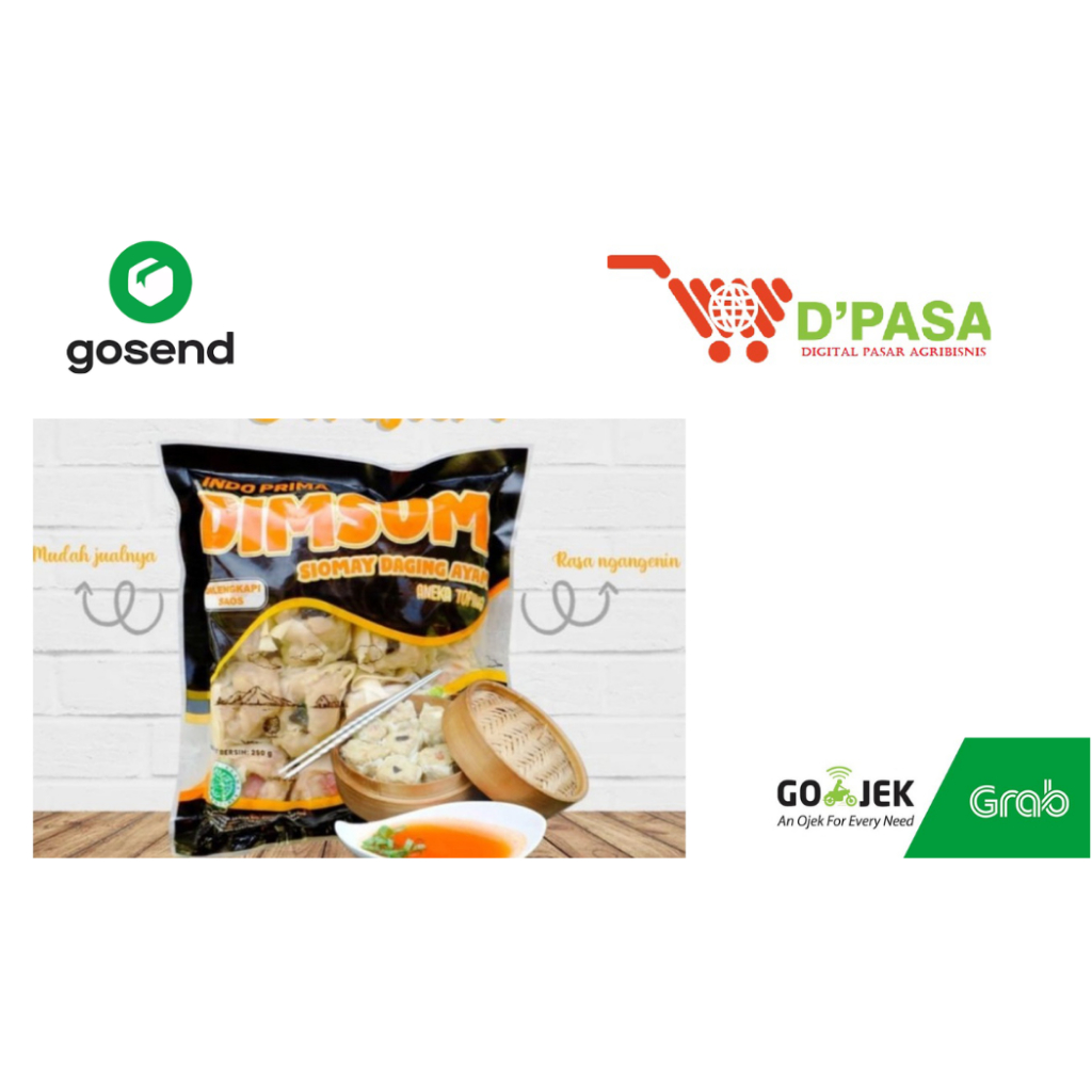 Jual KIRIM INSTAN Dimsum Siomay Daging Ayam 250gr + Saus Frozen Food ...