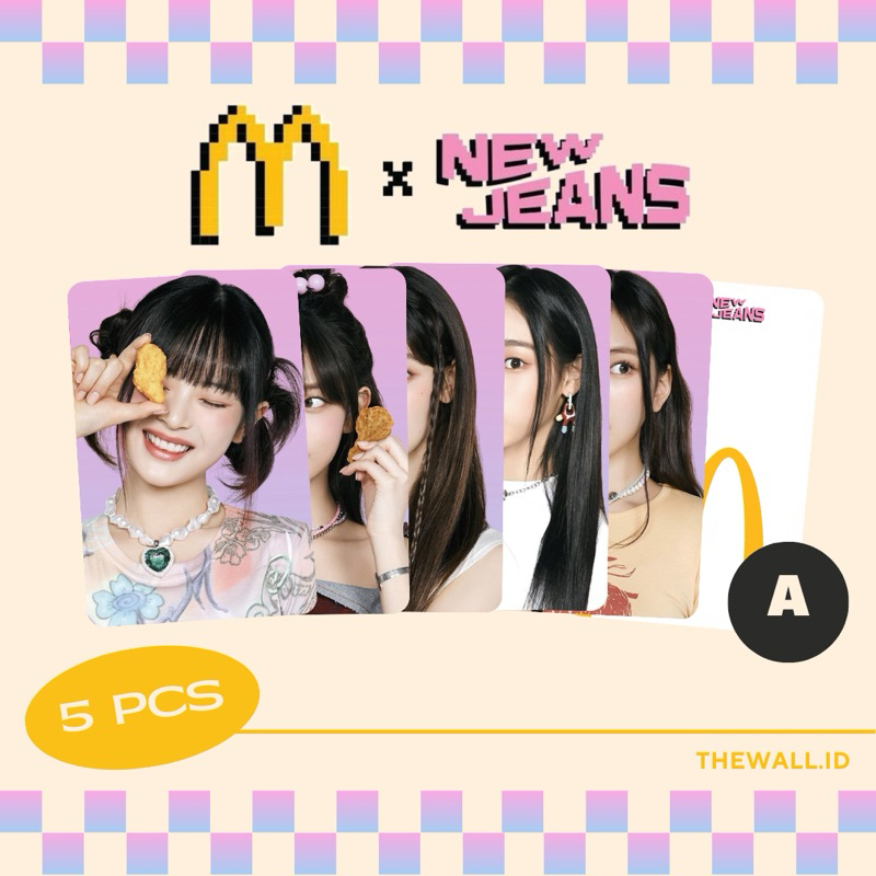Jual PHOTOCARD SET 5PCS NEWJEANS X MCD, OMG, NEW JEANS | Shopee Indonesia