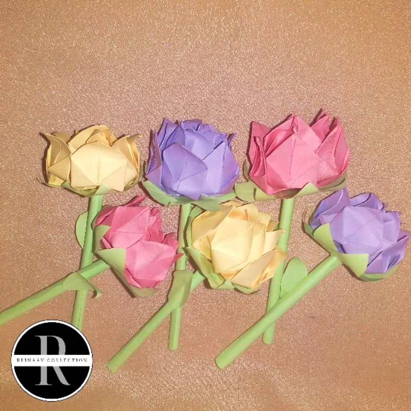 Jual kerajinan tangan bunga dari bahan kertas sticky note | Shopee ...