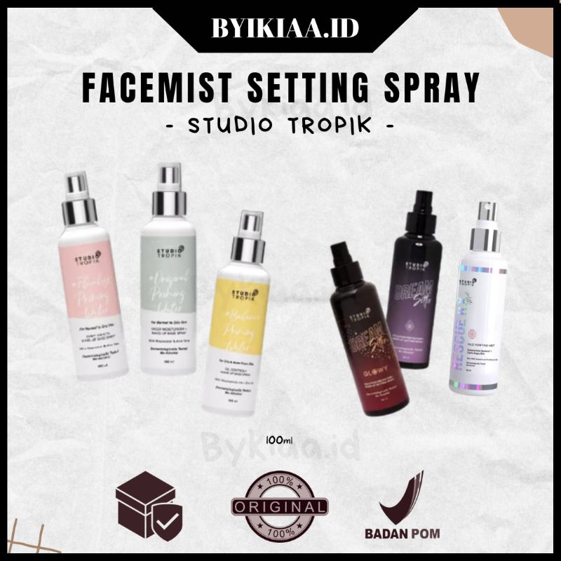 Jual Studio Tropik - Rescue RX Antibacterial Face Mist - Dream Setter Glowy Matte Satin ...