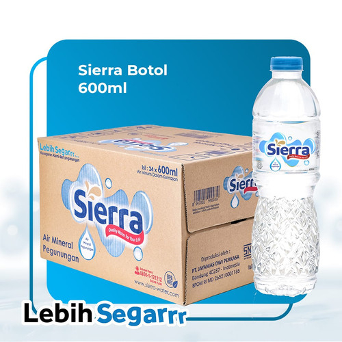 Jual AIR MINERAL SIERA 600 ML | Shopee Indonesia