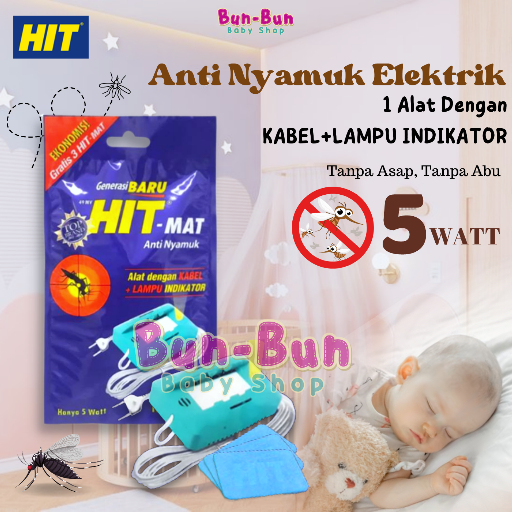Jual HIT Mat Elektrik Alat Refill Obat Anti Nyamuk Listrik Tanpa Asap ...