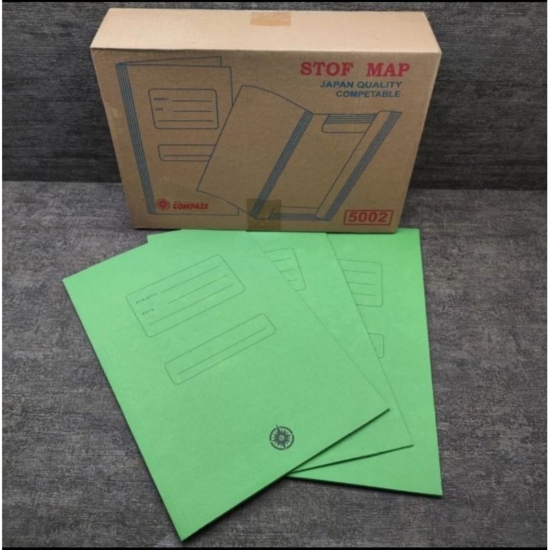Jual Stofmap New Compass Stopmap Kertas Buffalo ASLI bukan cetak Stof ...