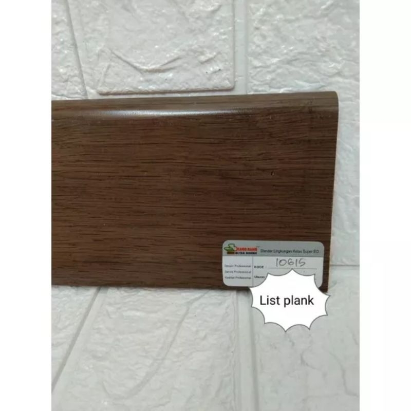 Jual plin PVC / plint pvc / list plank pvc isi 2.4 meter | Shopee Indonesia