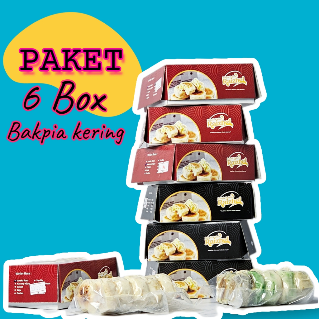 Jual [ 6 BOX ] BAKPIA KERING ISI 10 | Shopee Indonesia