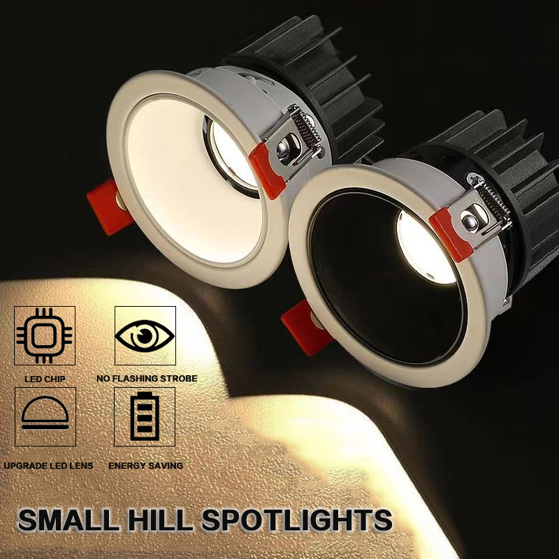 Jual 6W/9W/12W LED Lampu COB Downlight Adjustable Lampu Cuci Dinding 30 ...