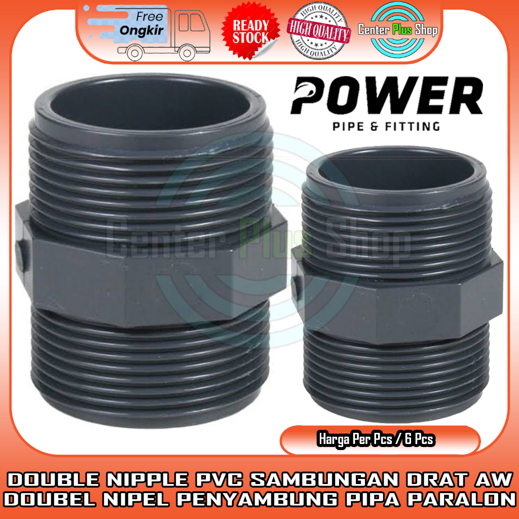Jual DOUBLE NIPPLE 1/2” 3/4" 1” DOBEL NEPEL DOUBEL DOBLE NIPLE NIPEL NEPPLE NEPLE NEPPEL NEPEL ...