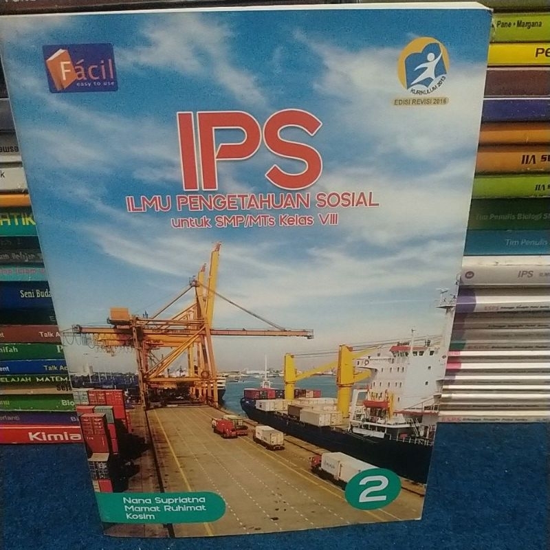 Jual BUKU IPS(ILMU PENGETAHUAN SOSIAL UNTUK SMP / MTS KELAS 8, VIII, 2 | Shopee Indonesia