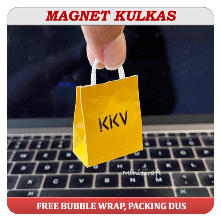 Jual MAGNET TEMPELAN KULKAS MINIATUR PRODUK SHOPPING BAG KKV | Shopee ...