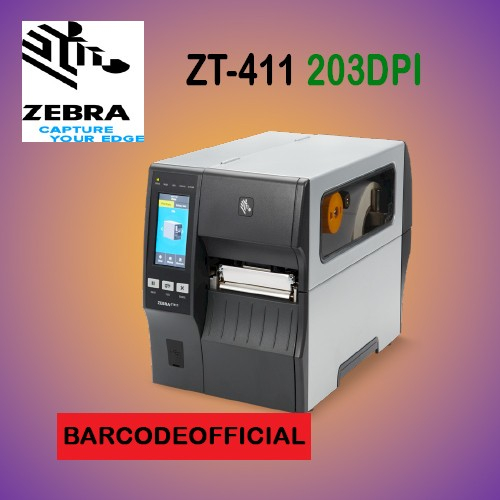 Jual ZEBRA ZT411 | ZT-411 ZT 411 203 DPI PRINTER BARCODE LABEL BERGARANSI | Shopee Indonesia