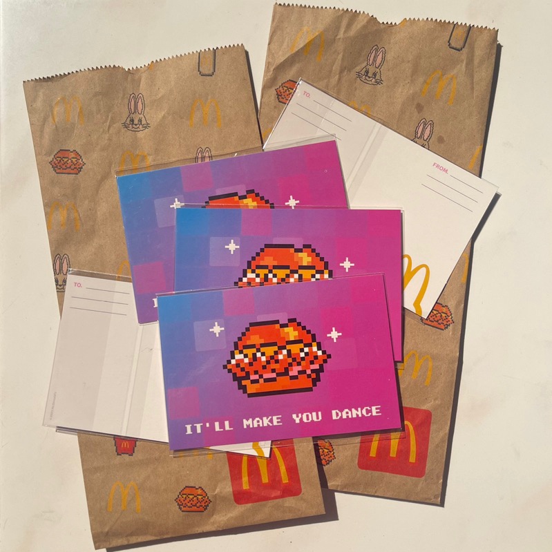 Jual MCD X NEW JEANS POSTCARD McDonald's Collab | Shopee Indonesia